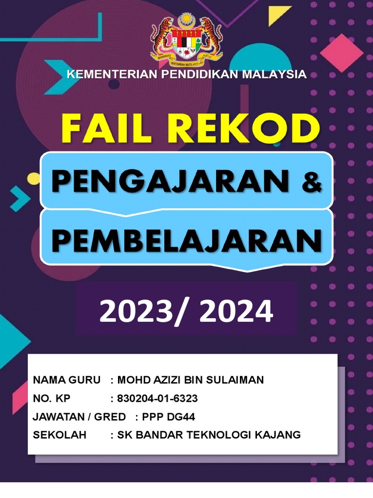 Kandungan Fail Rekod Mengajar 2022-2023 - Edited | PDF