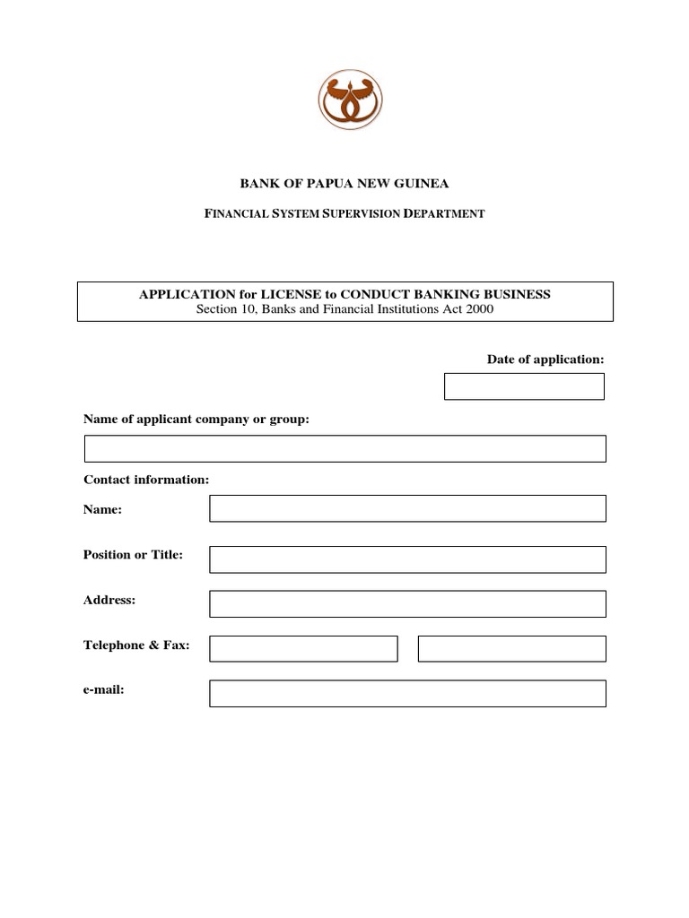 Banking License Application | PDF | Liquidation | Bankruptcy