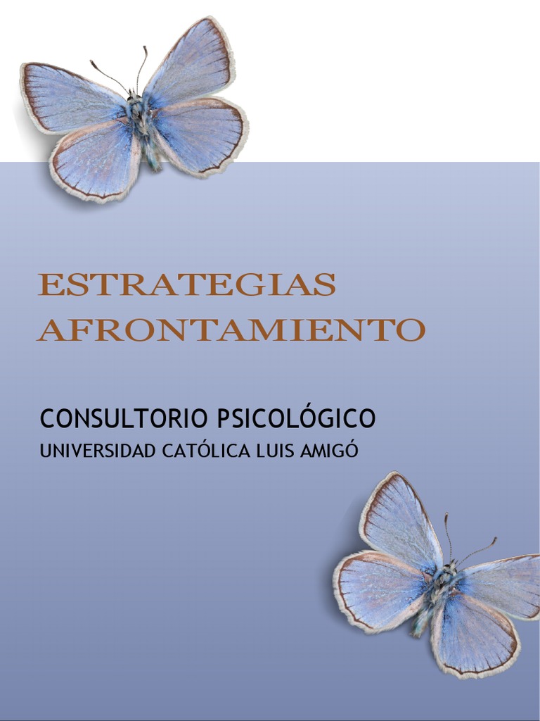 Cartilla Estrategias Afrontamiento | PDF