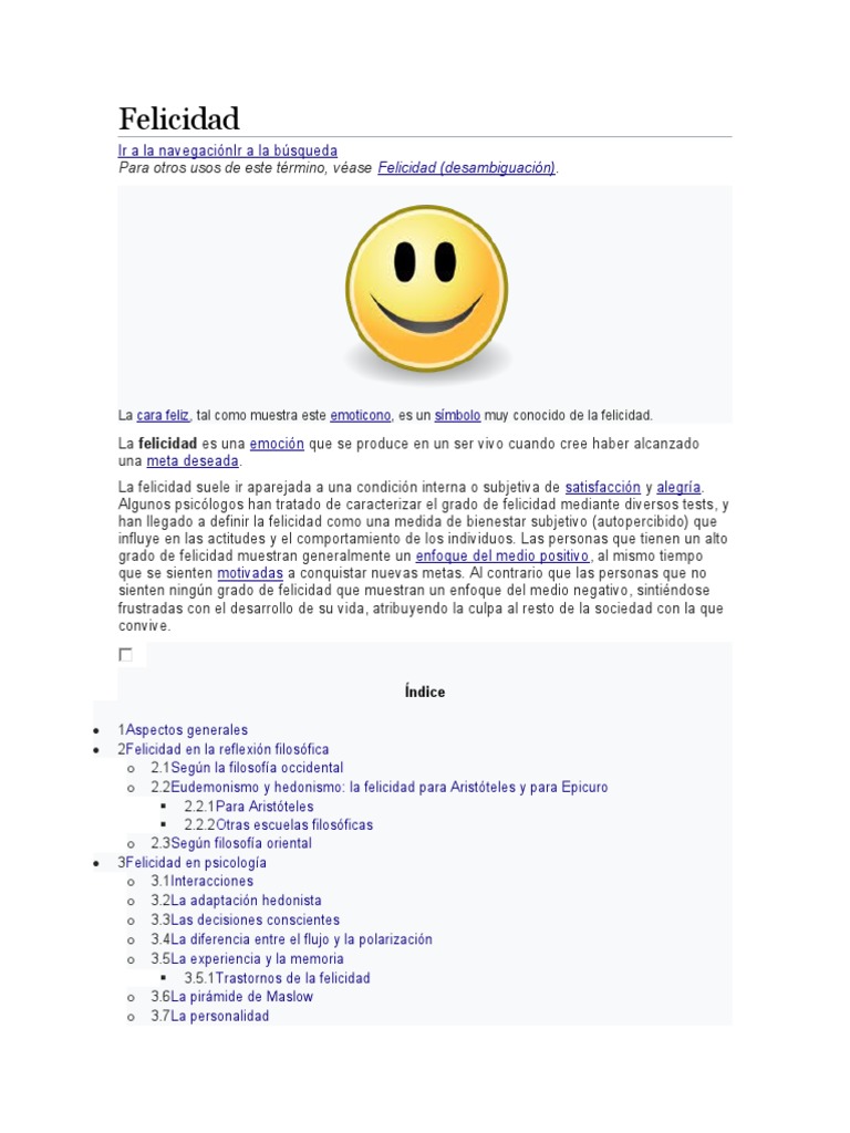 Felicidad Descargar Gratis Pdf Felicidad Cognición