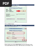 Steps To Reset Epson L3210 Printer | PDF | Computers