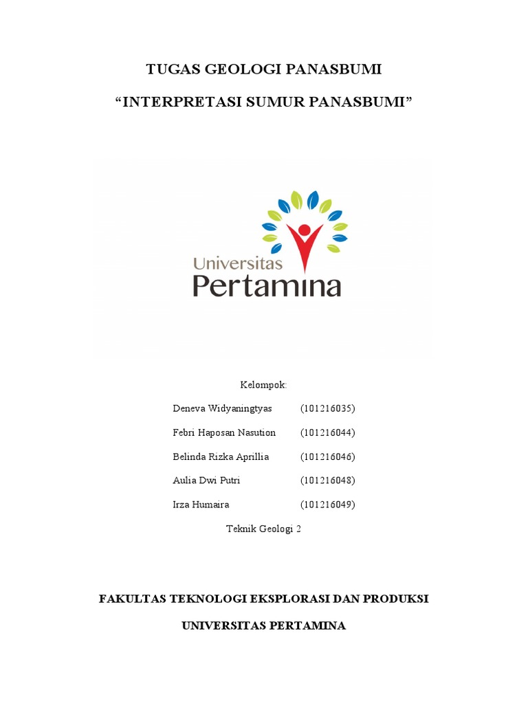 Tugas Interpretasi Sumur Geothermal | PDF