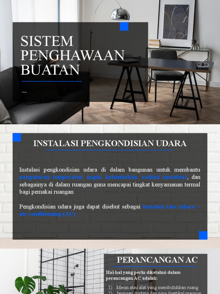 Sistem Penghawaan Buatan di Bangunan | PDF