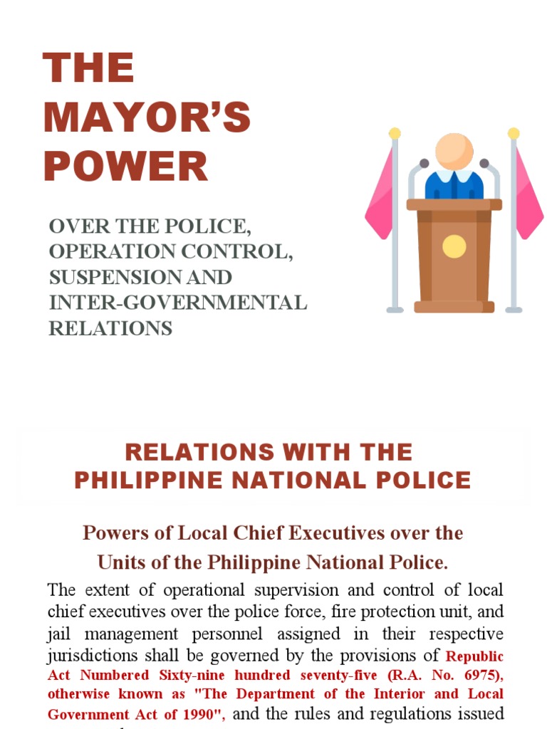 Mayors Power Over Police | PDF | Police | Justice
