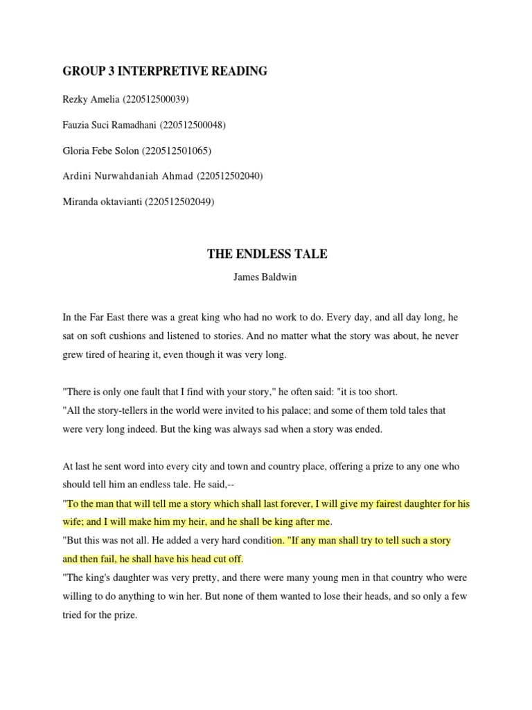 Group 3 Interpretive Reading | PDF | Poetry | Classics