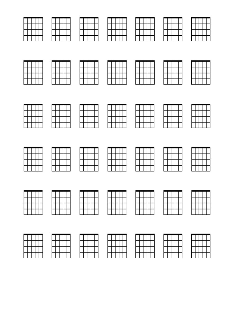 6 String Chord Diagrams | PDF