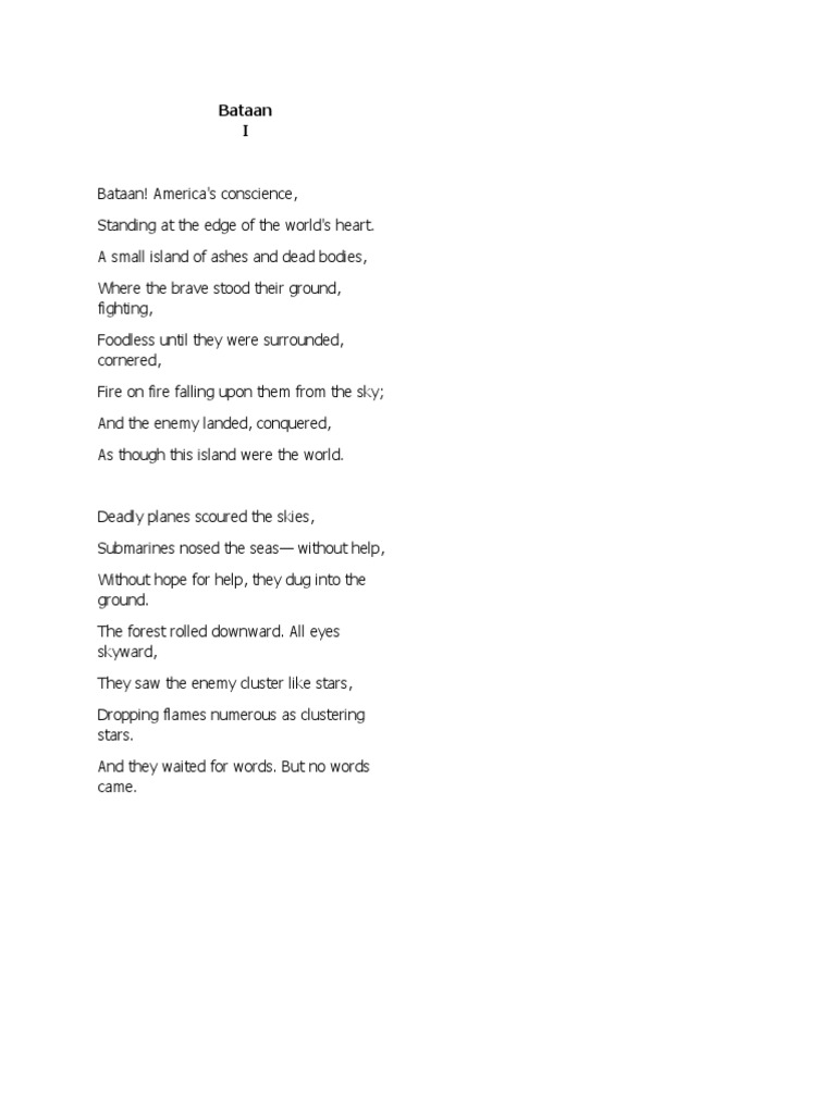 The Voice of Bataan | PDF