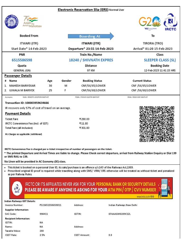 Ticket NGP To TRD | PDF | Identity Document