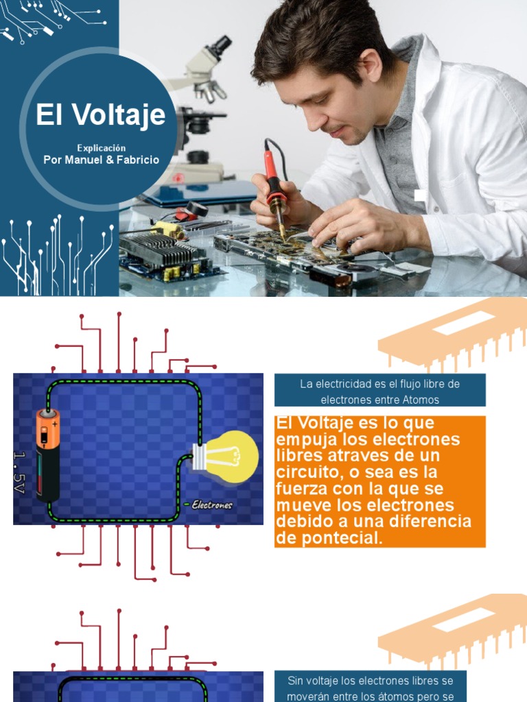 Plantilla Powerpoint de Electronica | PDF