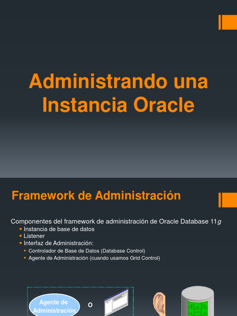 04 Administrando Instancia Oracle | PDF | Bases de datos | Software