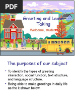 Greetings and Farewells | PDF