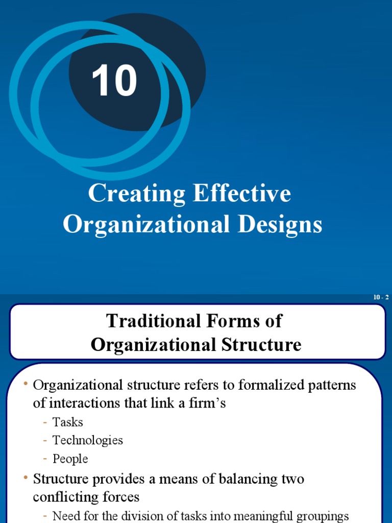 Strategic Management Chapter-10 | PDF | Organizational Structure | Business