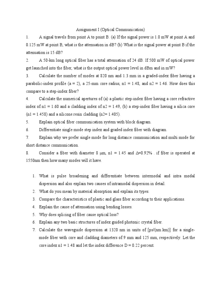 Assignment 1 And 2 With Solution Pdf 3079