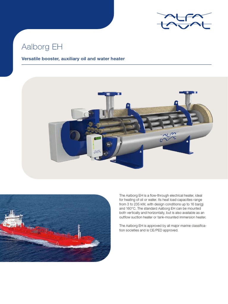 Aalborg EH: Versatile Booster, Auxiliary Oil and Water Heater | PDF ...