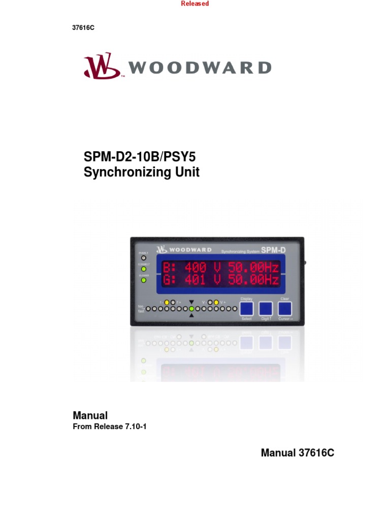 SPM-D2-10B/PSY5 Synchronizing Unit: Manual | PDF | Power Supply ...