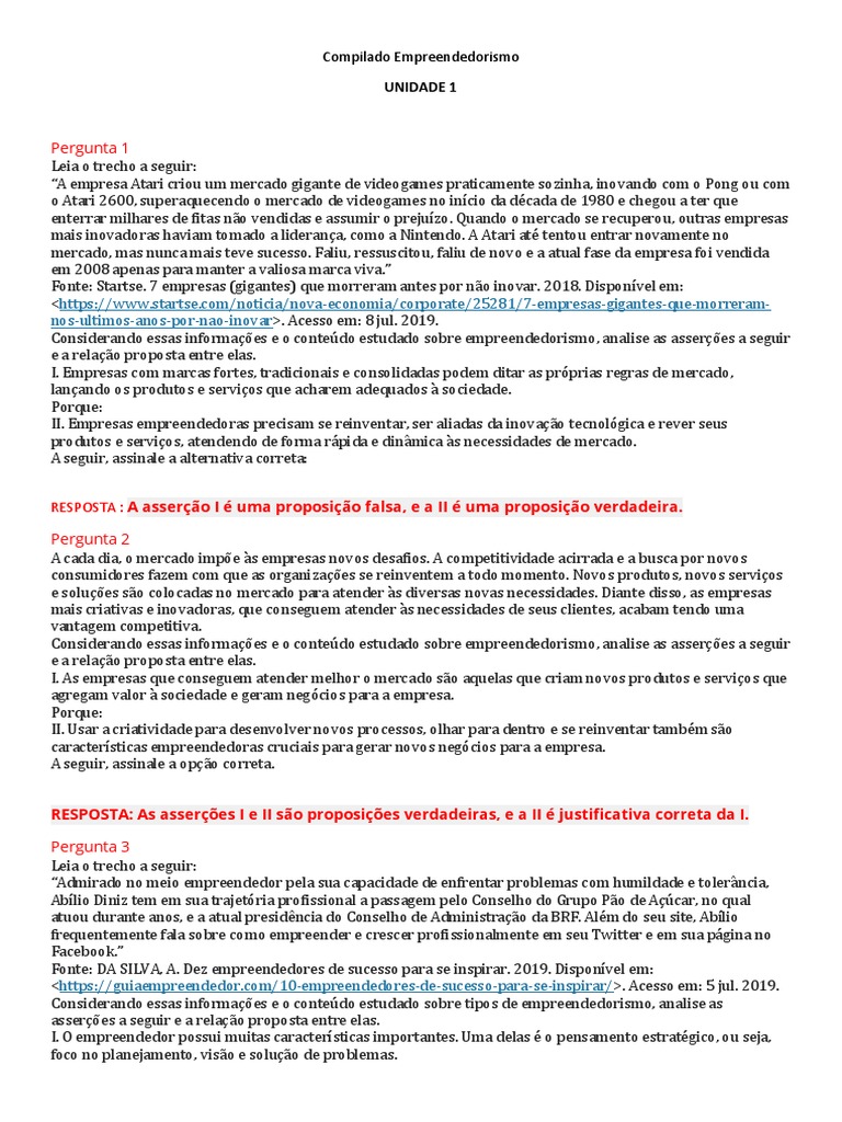 Compilado Empreendedorismo | PDF | Empreendedorismo | Empreendedorismo social