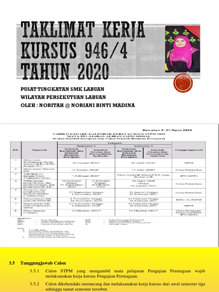 Taklimat KK PP S3 2020 | PDF