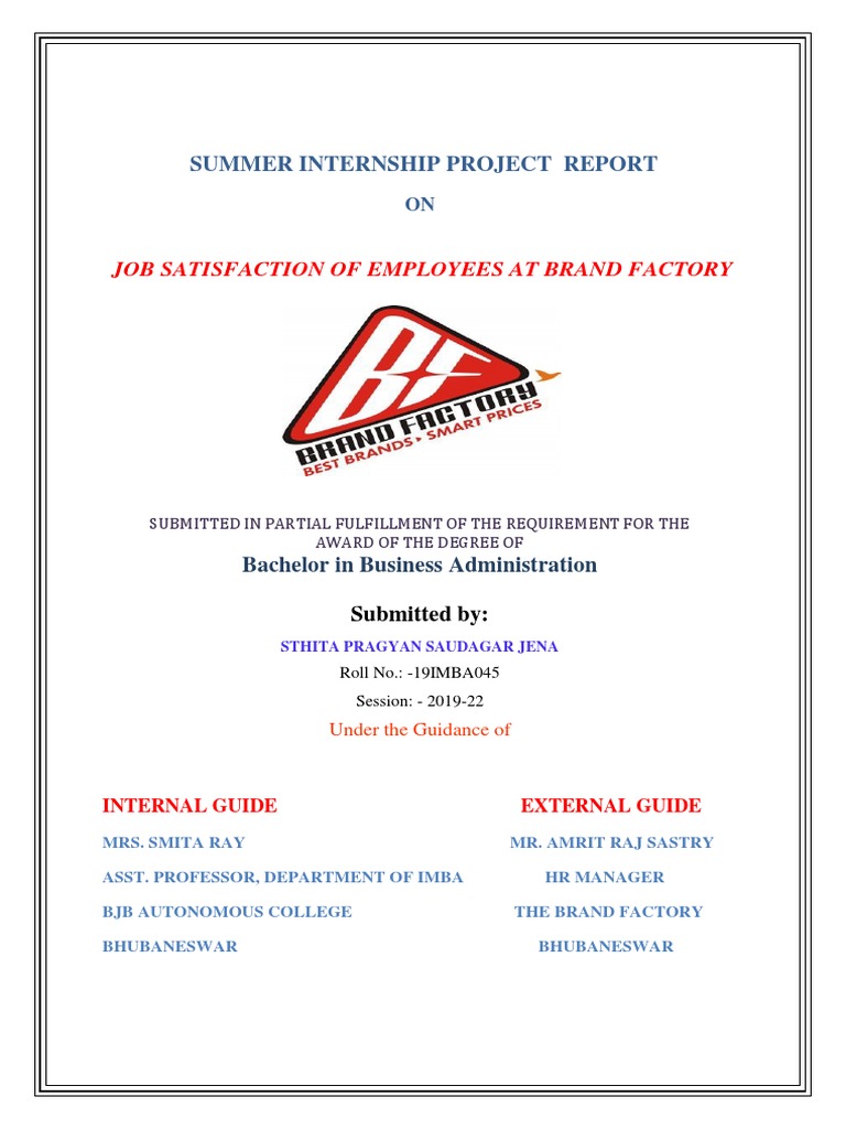 Final Project | PDF | Job Satisfaction | Retail
