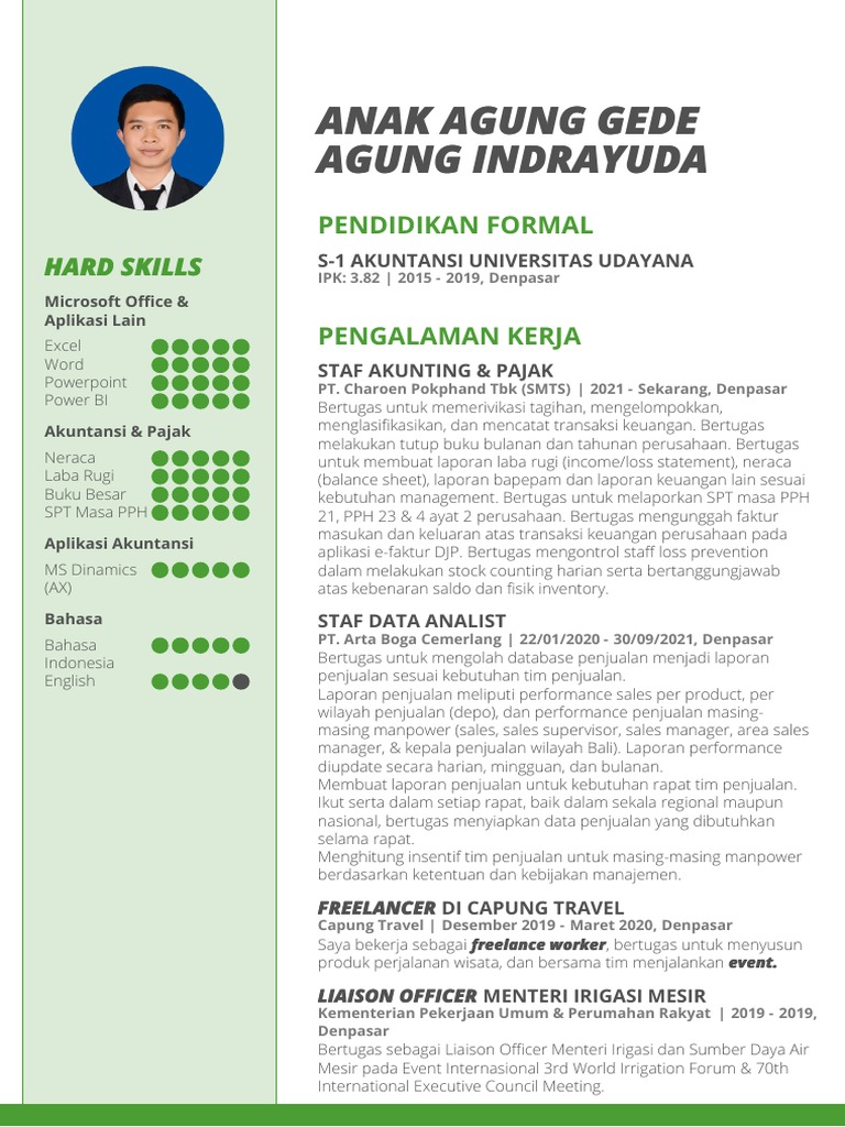 Anak Agung Gede Agung Indrayuda CV | PDF