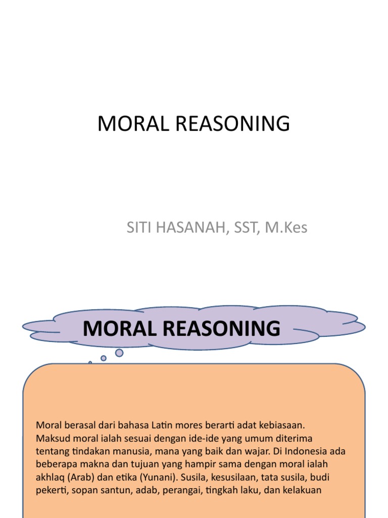 Moral Reasoning | PDF