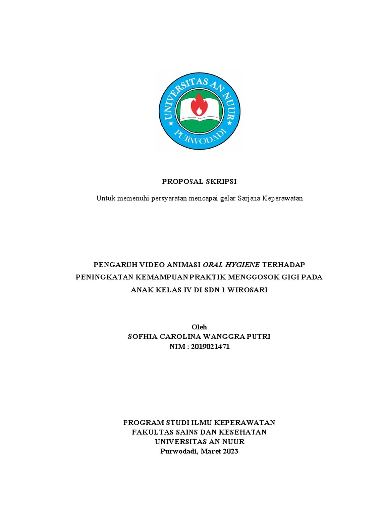 (Skripsi) PROPOSAL SKRIPSI | PDF
