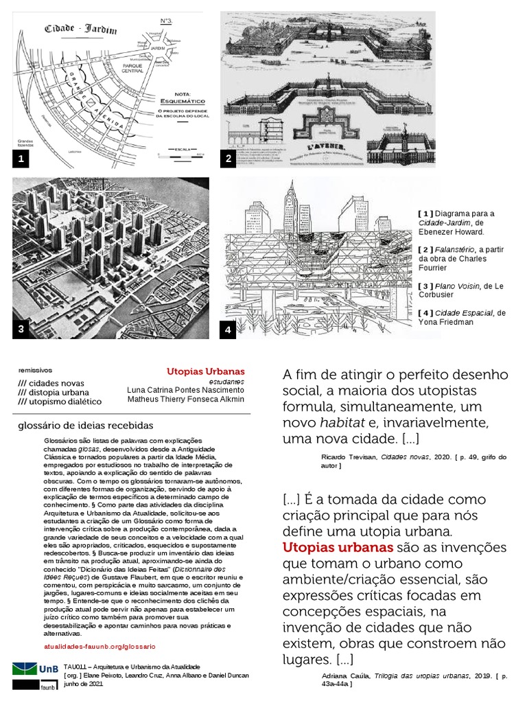 Utopias Urbanas-Oficial | PDF | Pensamento | Sociologia
