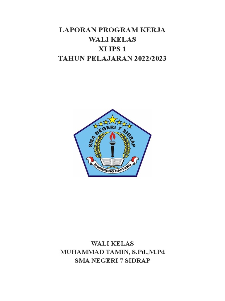 Laporan Wali Kelas XI IPS 1 | PDF