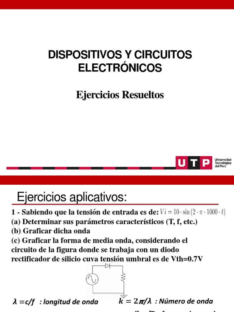 Ejercicios Resueltos de Diodos y Circuitos | PDF | Diodo | Rectificador