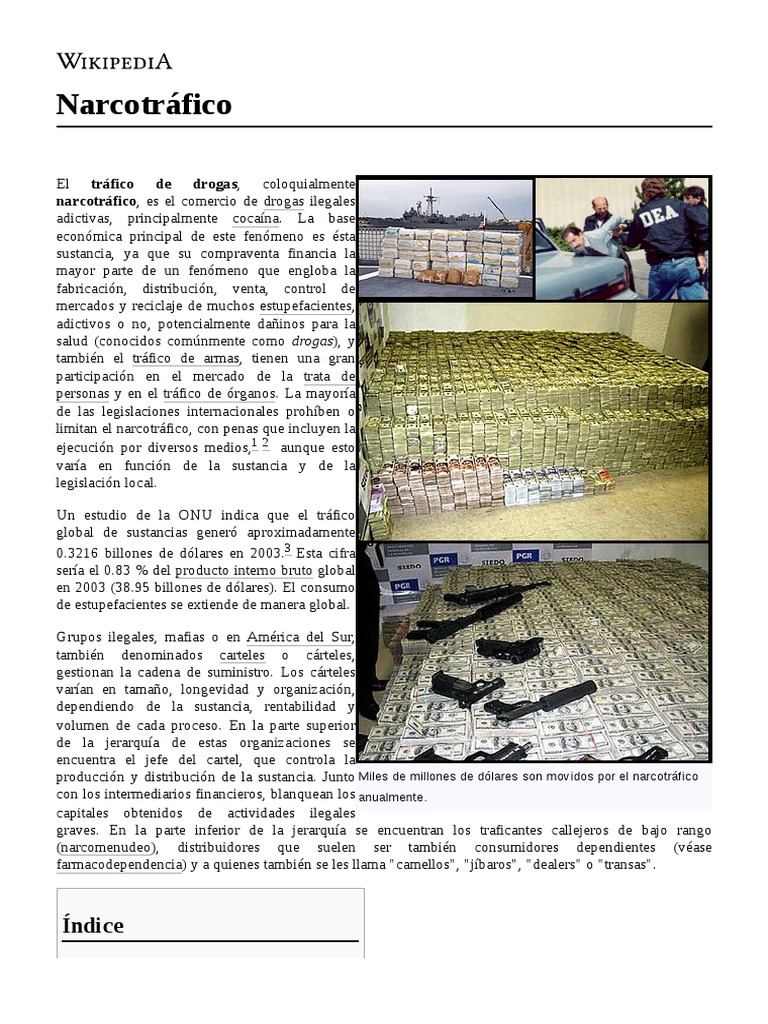 Narcotráfico | Descargar gratis PDF | Comercio ilegal de drogas | Morfina
