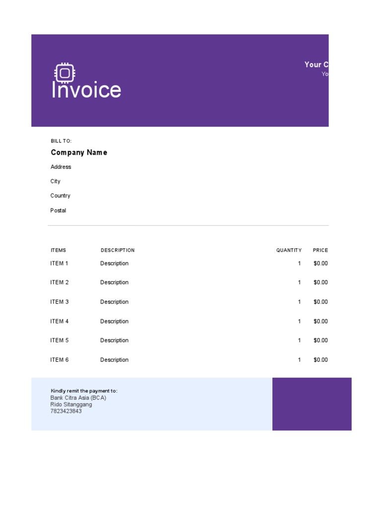 Invoice: Company Name | PDF