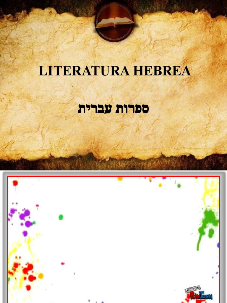 Diapositivas de La Literatura Hebrea | PDF