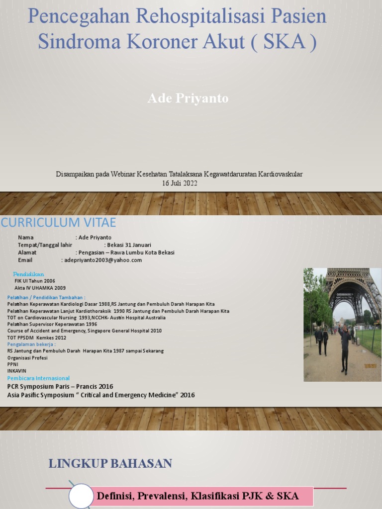 Materi-3 Pencegahan Rehospitalisasi Pasien Acute Coronary Syndrome (ACS) | PDF