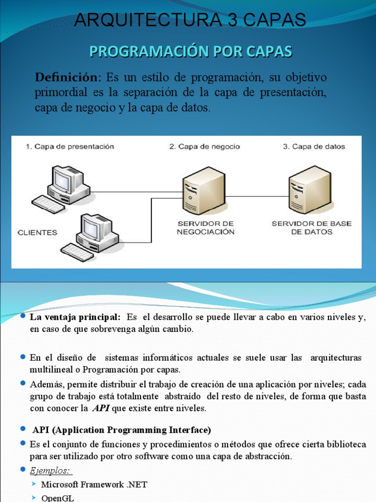 arquitectura-3-capas-1214315565134161-9_1 | PDF | Bases de datos | Redes