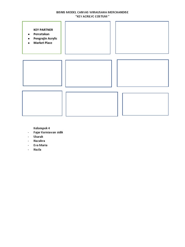 Bisnis Model Canvas | PDF