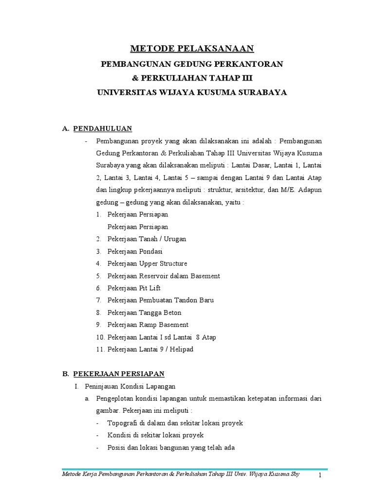 METODE WK SURABAYA | PDF