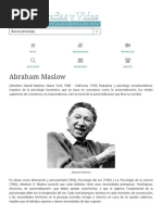 Biografía de Abraham Maslow | PDF | Conceptos psicologicos | Desarrollo personal