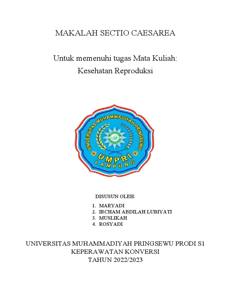 Makalah Sectio Caesarea Kel 4 | PDF