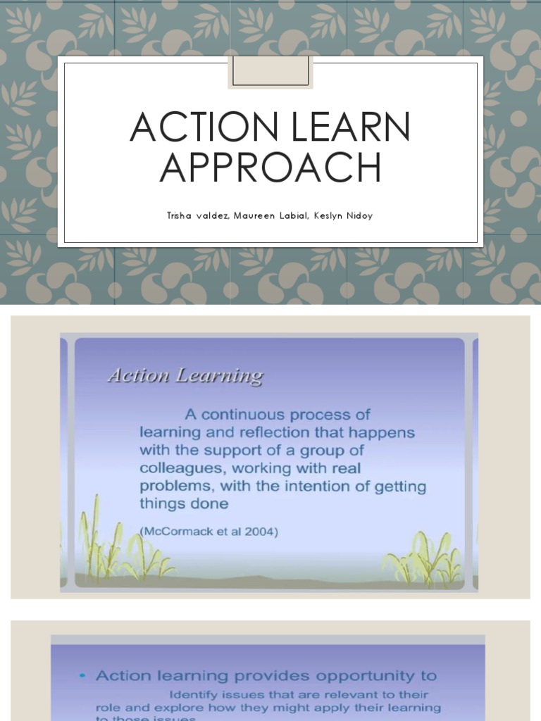 Action Learning Approach | PDF