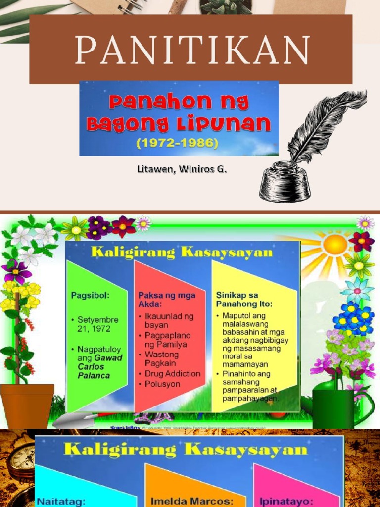 Panitikan sa Panahon ng Bagong Lipunan | PDF