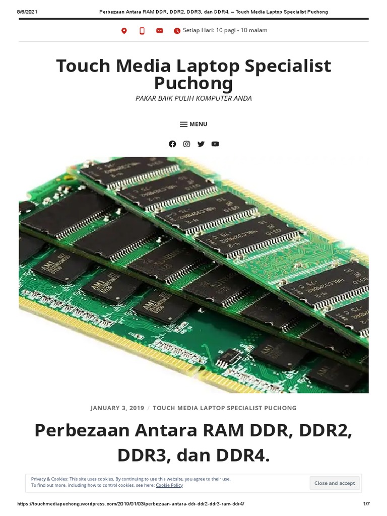 Perbezaan Antara Ram Ddr Ddr2 Ddr3 Dan Ddr4 Pdf