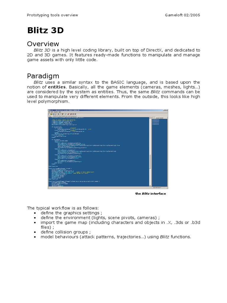 Mock Up Tools - Blitz 3D | PDF | 3 D Computer Graphics | Texture Mapping
