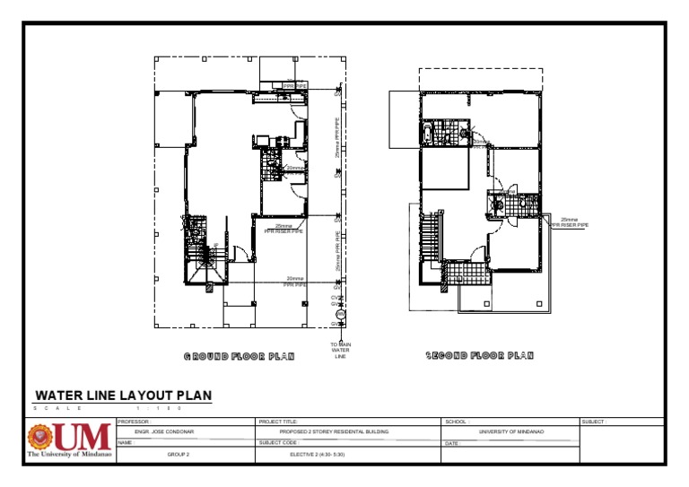 Waterline Layout Plan | PDF