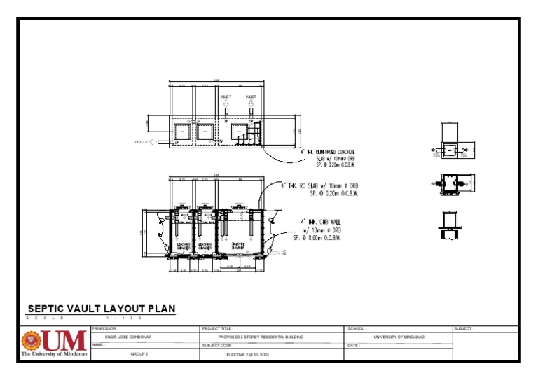 SEPTIC-VAULT-LAYOUT-PLAN | PDF