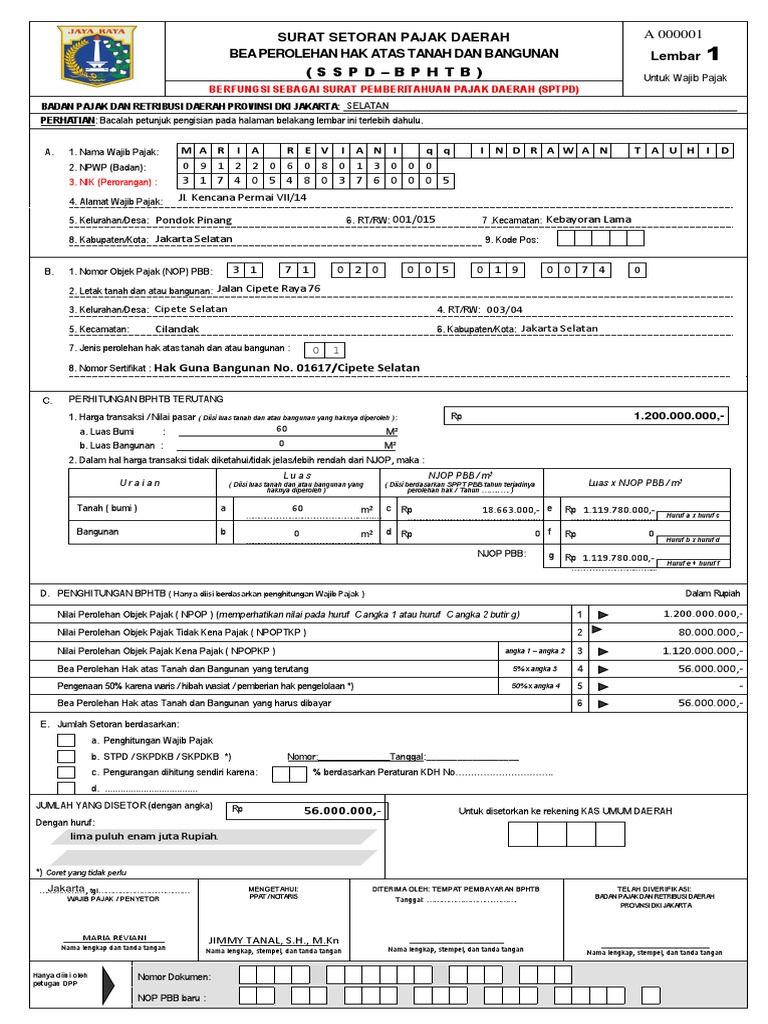 Form BPHTB Master New | PDF