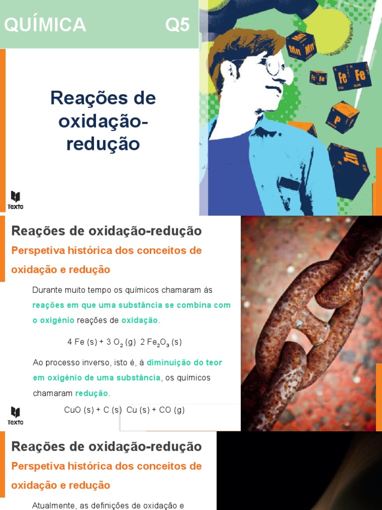 Reações de Oxidação-Redução | PDF | Reações químicas | Ligação covalente