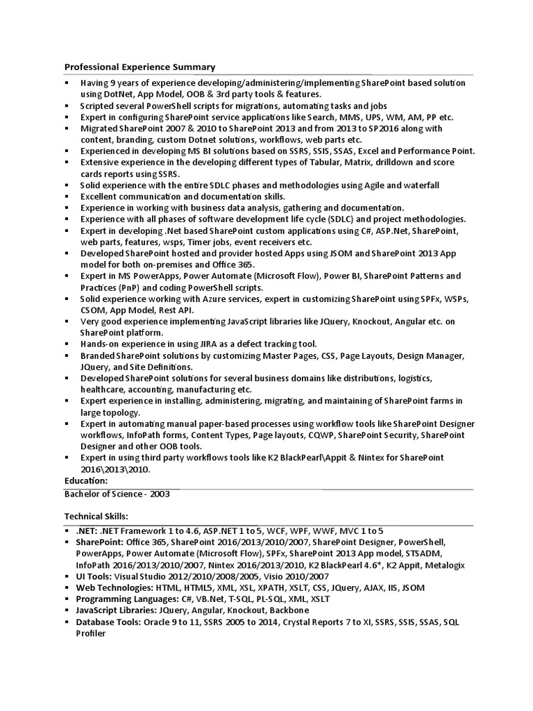 Mohammed | PDF | Share Point | Microsoft Sql Server