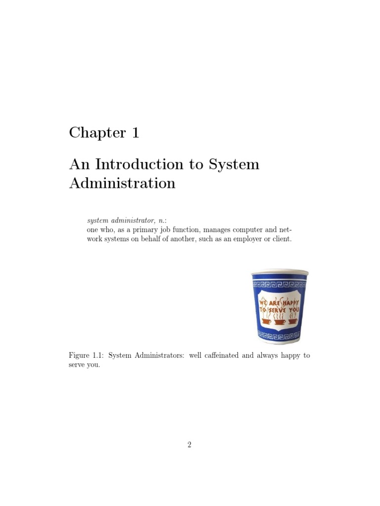 01-introduction to system administration | PDF | System Administrator ...