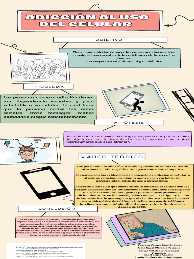 Adicción Al Uso Del Celular | PDF | Teléfonos móviles | Conceptos ...