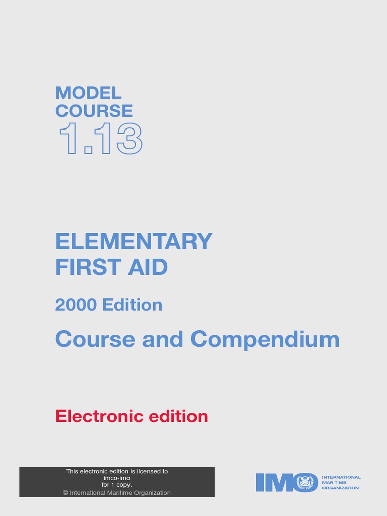 Elementary First Aid Course and Compendium | PDF | Business