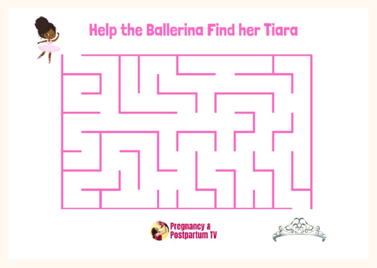 Ballerina Tiara Search Puzzle | PDF